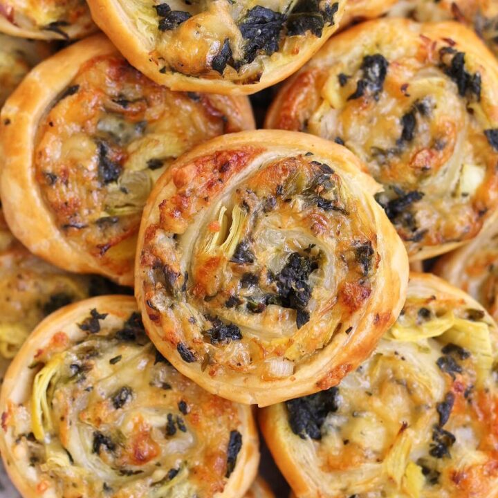 Spinach and Artichoke Puff Pastry Swirls (Pinwheels) - Mission Food ...