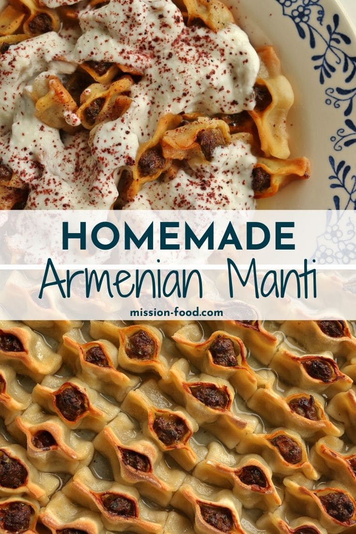 Homemade Armenian Manti Recipe (Sini Manti) - Mission Food Adventure