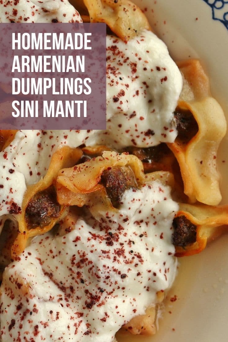 Homemade Armenian Manti Recipe (Sini Manti) - Mission Food Adventure