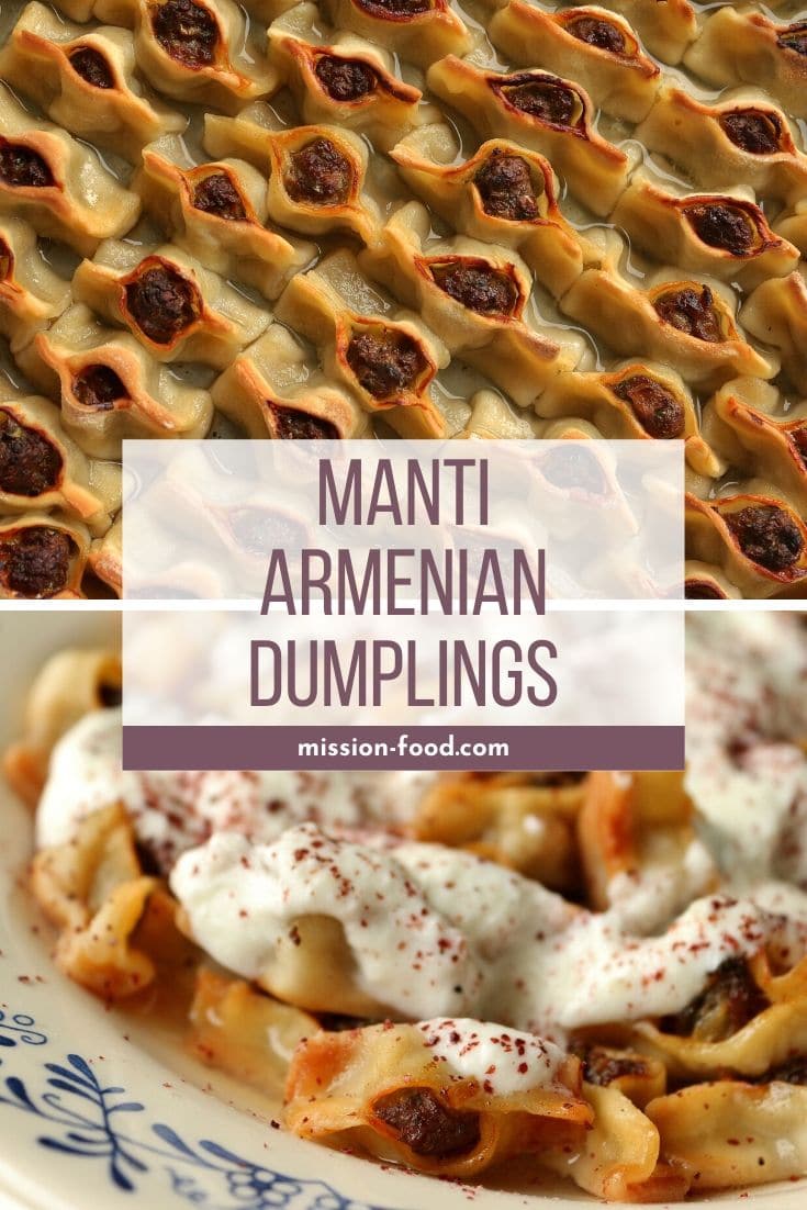 Homemade Armenian Manti Recipe (Sini Manti) - Mission Food Adventure