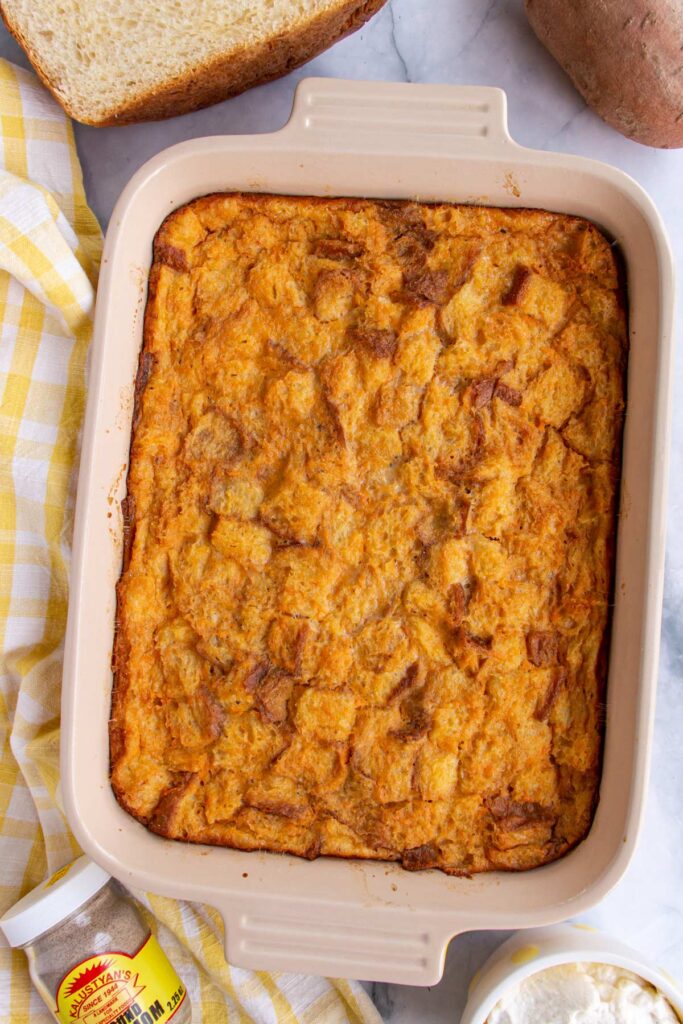 Sweet Potato Bread Pudding with Cardamom Whipped Cream - Mission Food ...