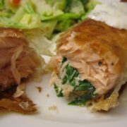 Phyllo-Wrapped Salmon with Lemon-Horseradish Cream Avec Eric (Ripert ...