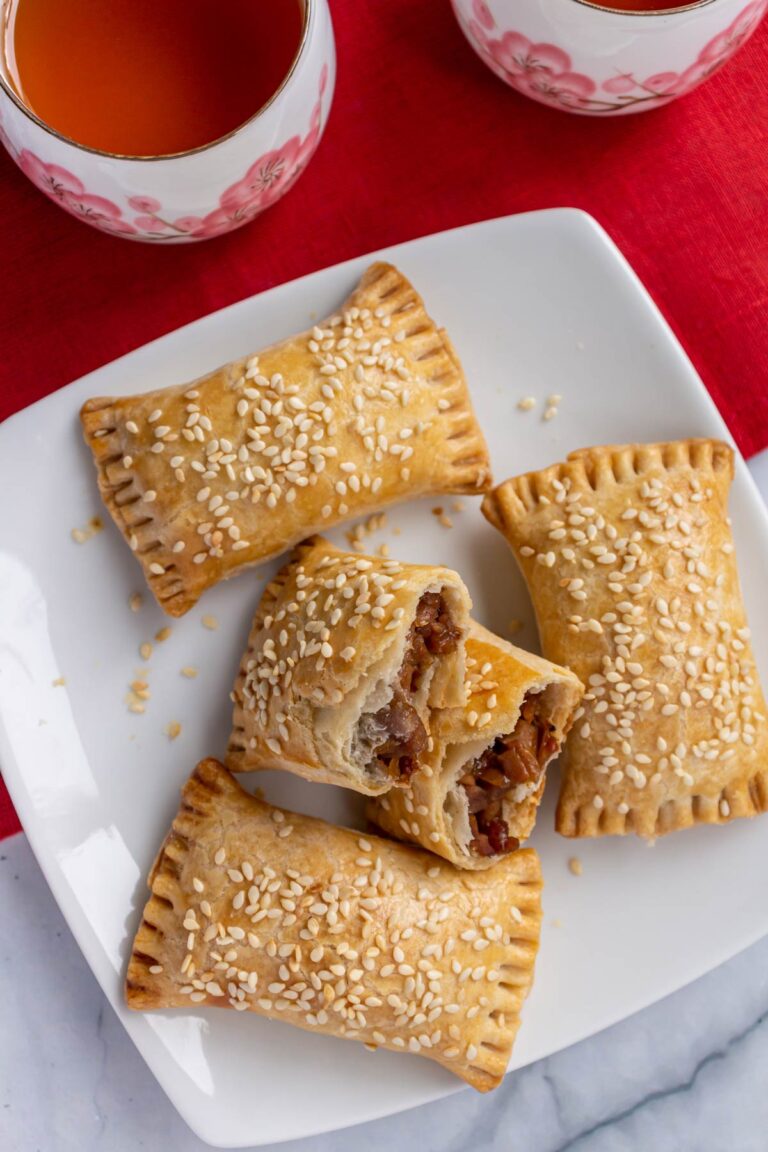 Char Siu Sou (Chinese Roast Pork Pastry Puffs) - Mission Food Adventure