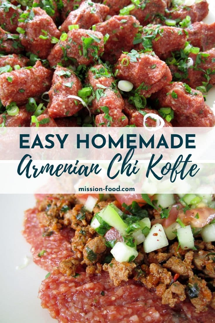 Chi Kofte / Cig Kofte (Armenian Steak Tartare) - Mission Food Adventure