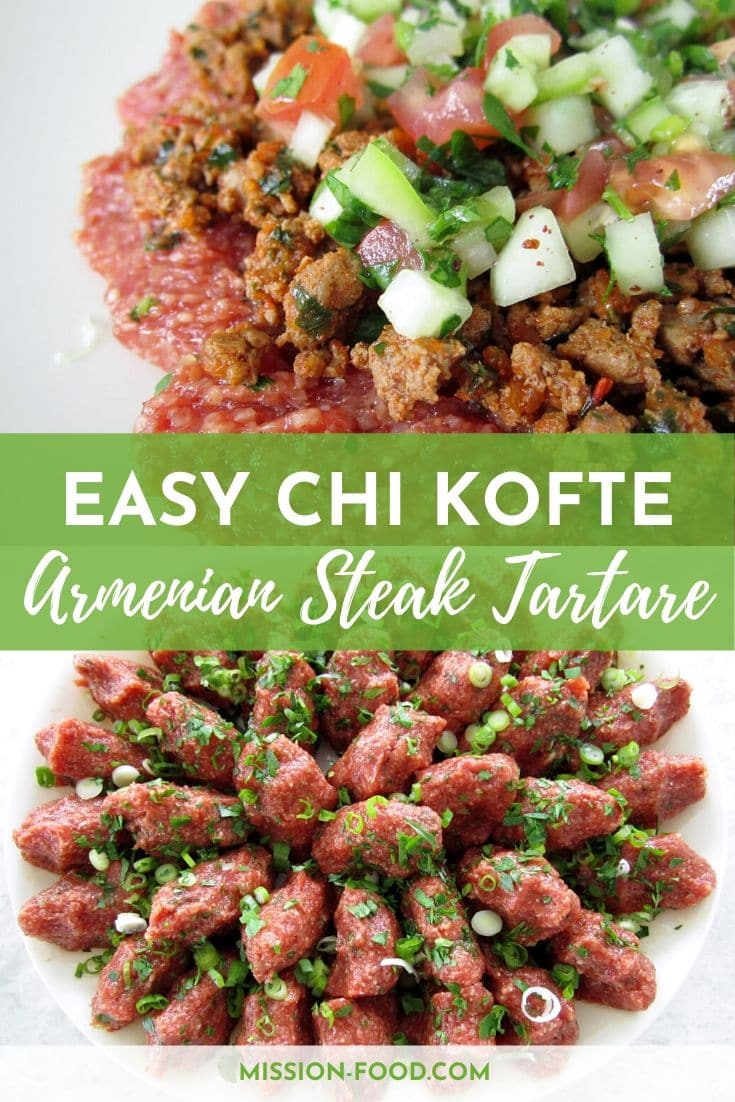 Chi Kofte / Cig Kofte (Armenian Steak Tartare) - Mission Food Adventure