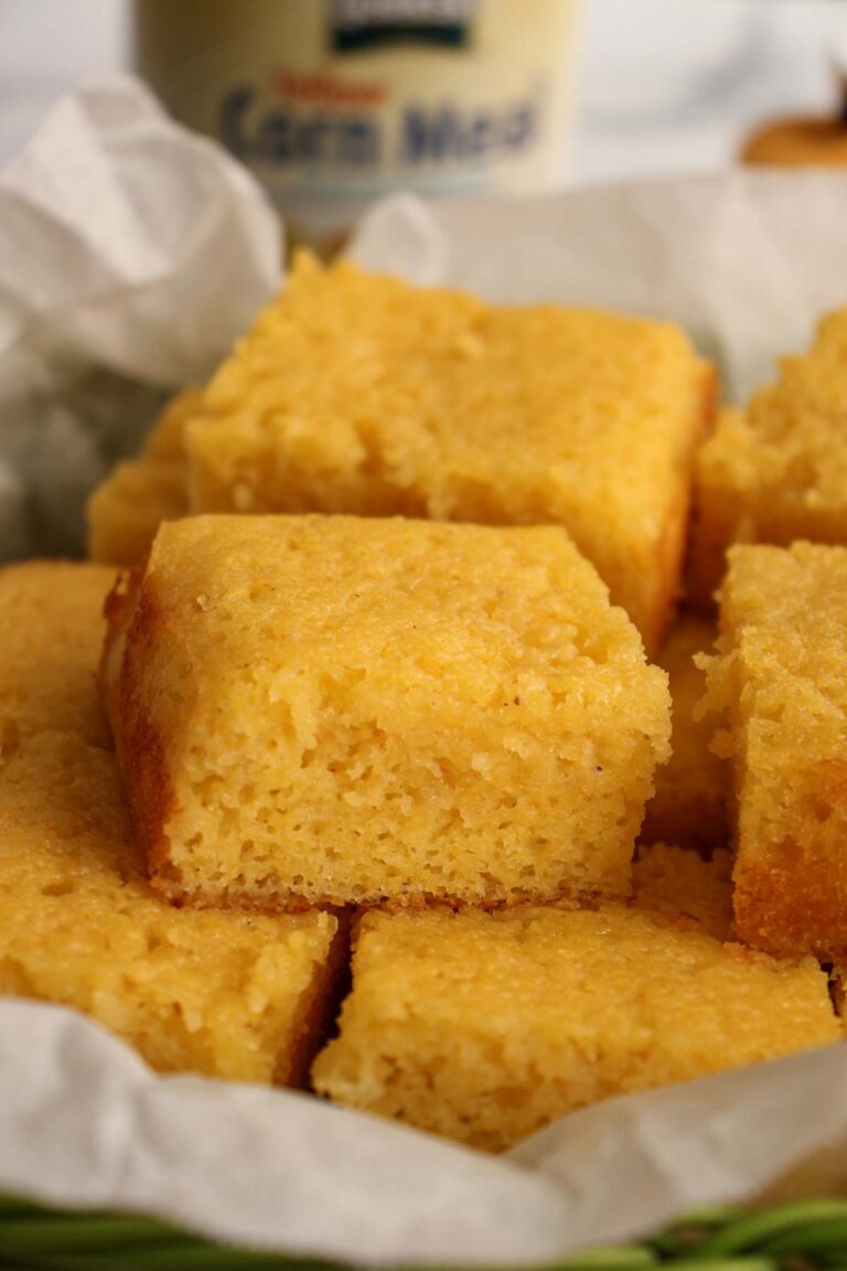 Honey Butter Glazed Cornbread - Mission Food Adventure