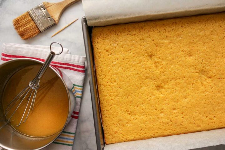 Honey Butter Glazed Cornbread - Mission Food Adventure