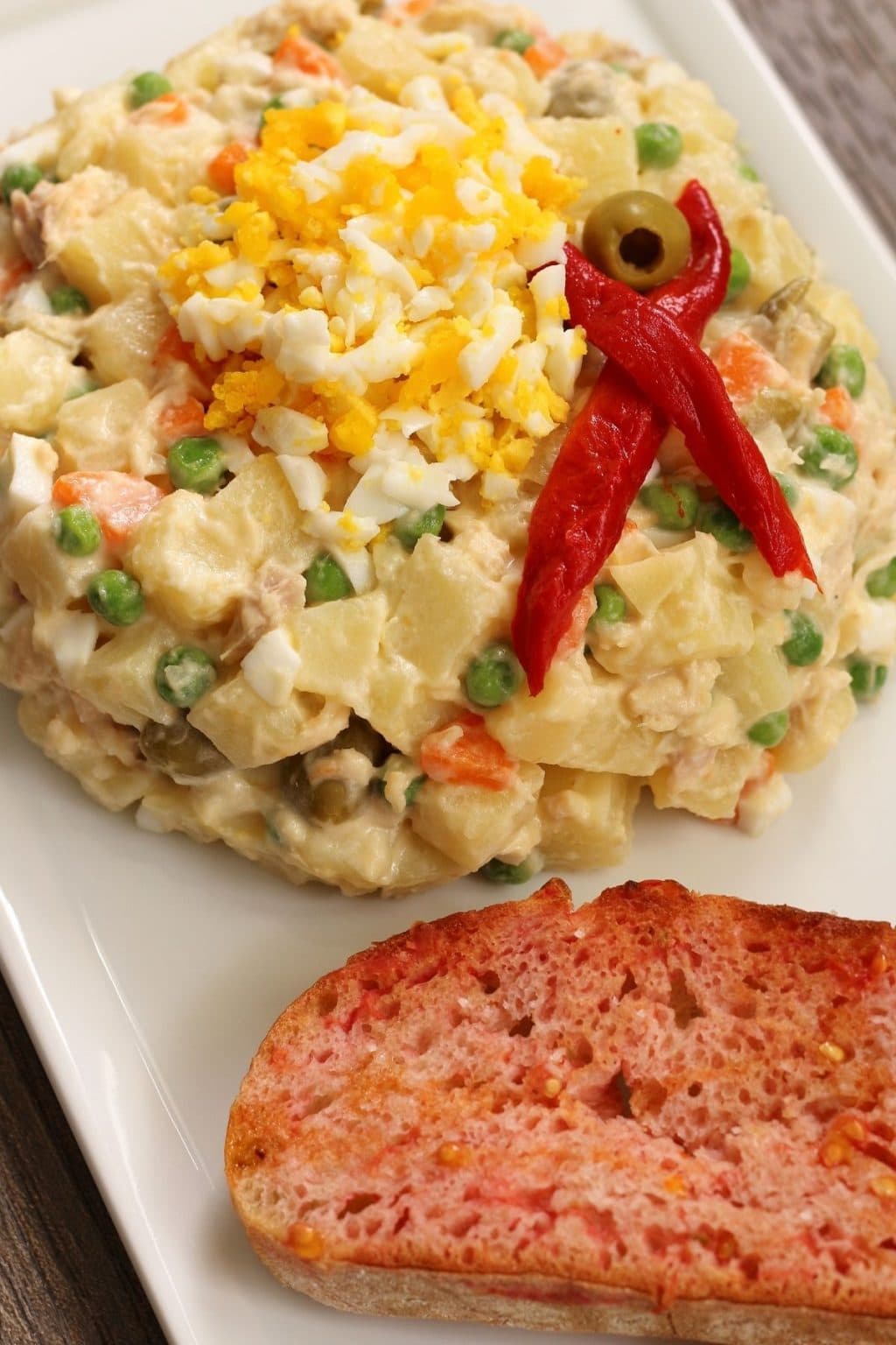 Ensaladilla Rusa (Spanish Potato Salad) - Mission Food Adventure