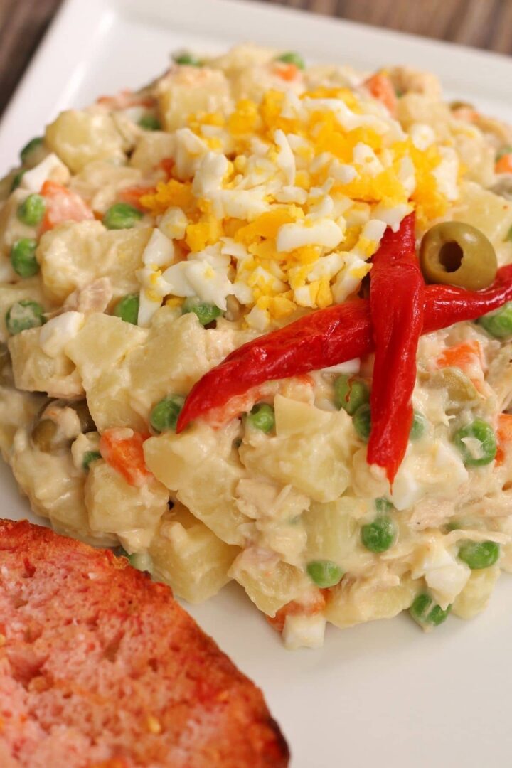 Ensaladilla Rusa (Spanish Potato Salad) - Mission Food Adventure