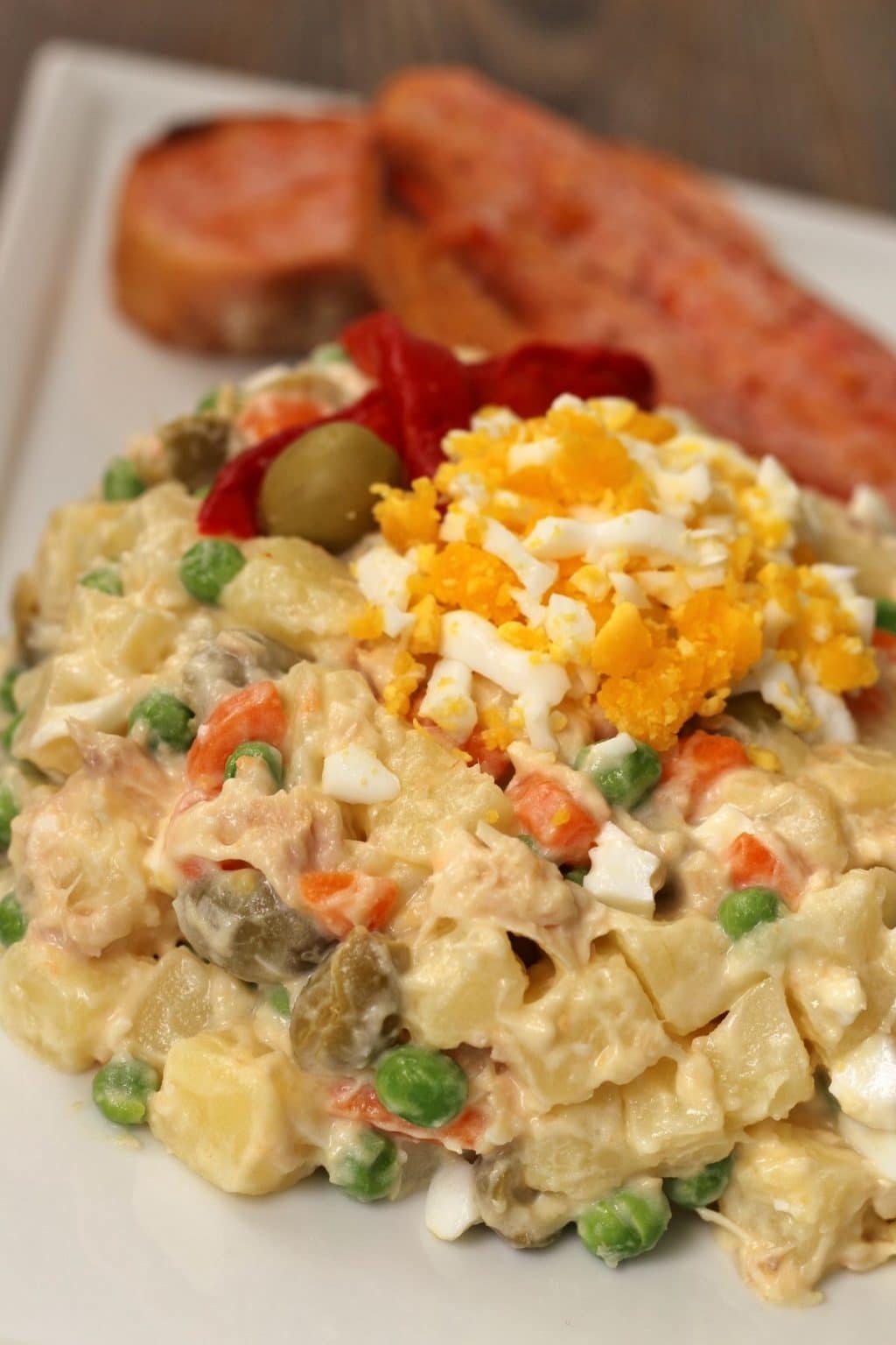 Ensaladilla Rusa (Spanish Potato Salad) - Mission Food Adventure
