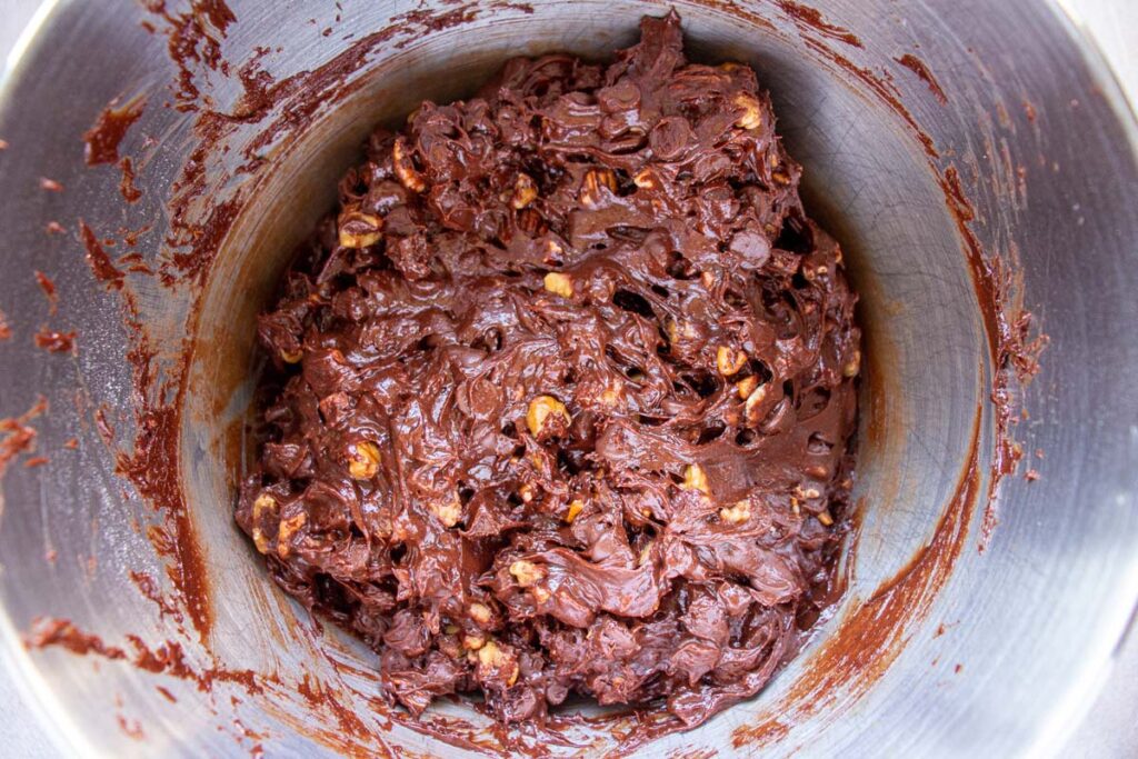 Chocolate Chubbies (Chunky Brownie Cookies) - Mission Food Adventure