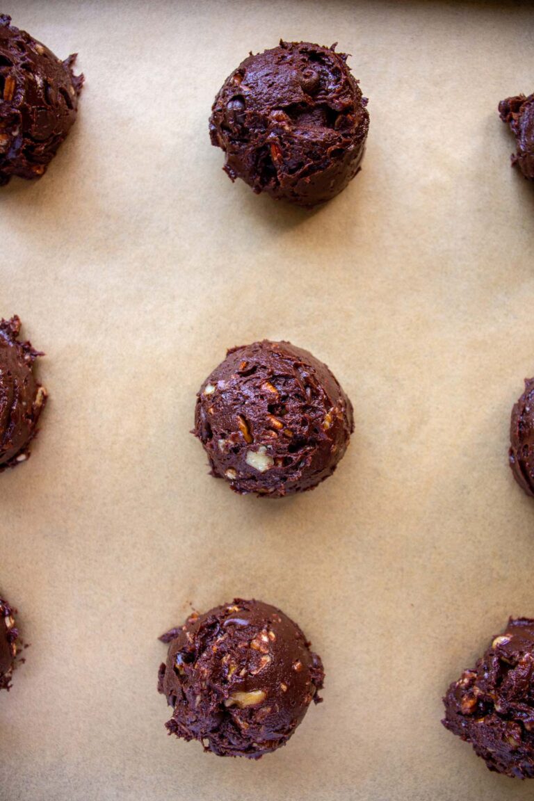 Chocolate Chubbies (Chunky Brownie Cookies) - Mission Food Adventure