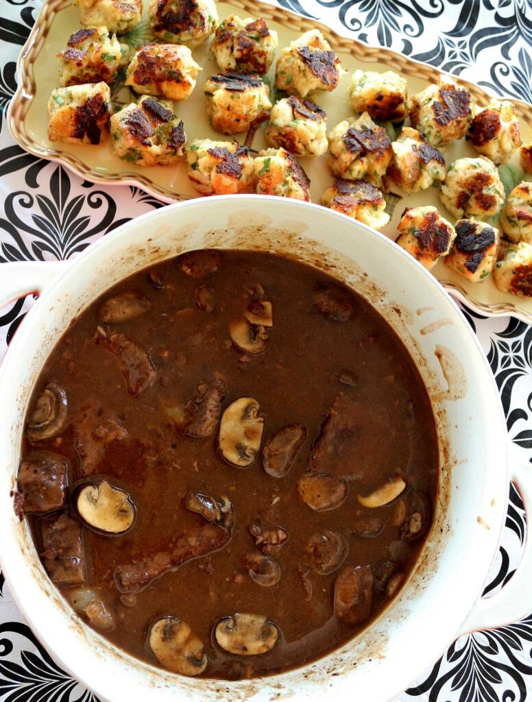 Beef Bourguignon with Baguette Dumplings | Mission Food Adventure