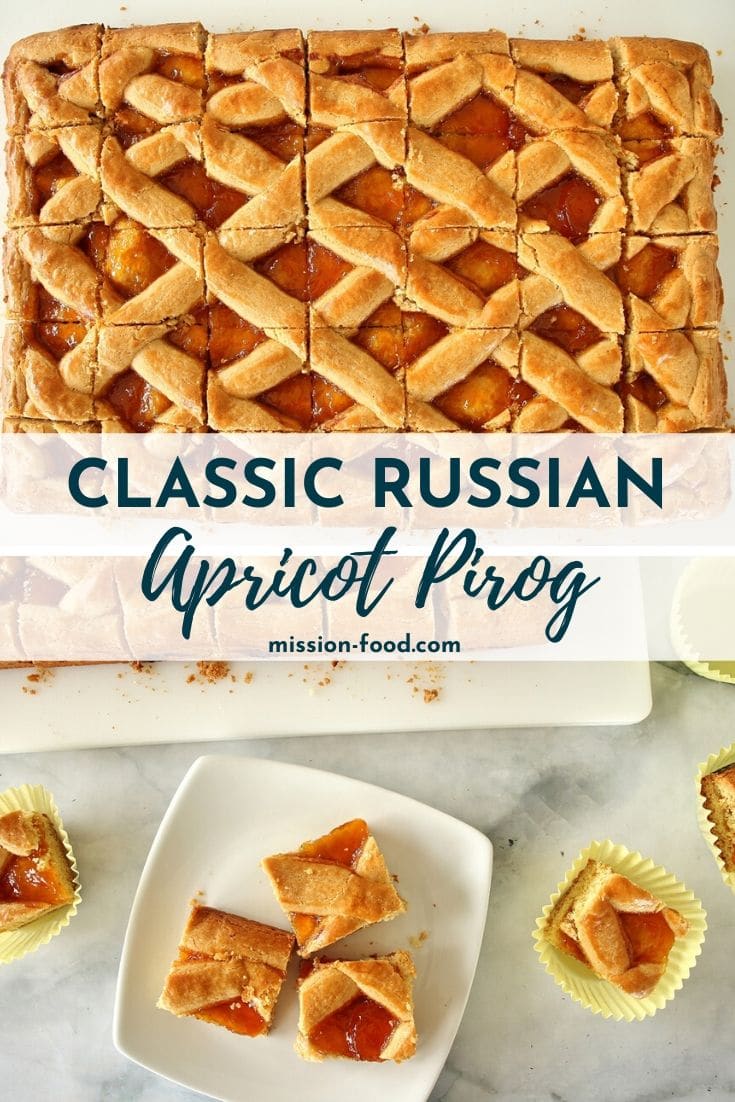 Russian Pirog with Apricot Preserves - Mission Food Adventure