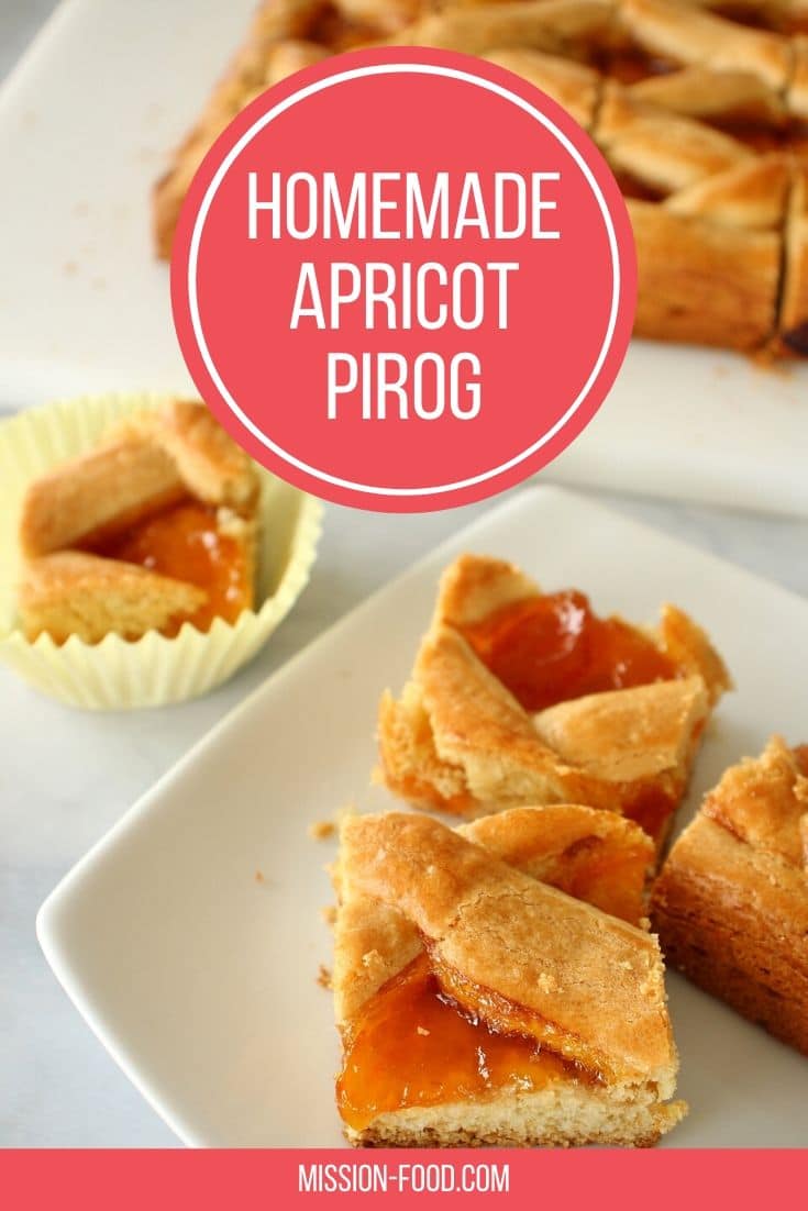 Russian Pirog with Apricot Preserves - Mission Food Adventure