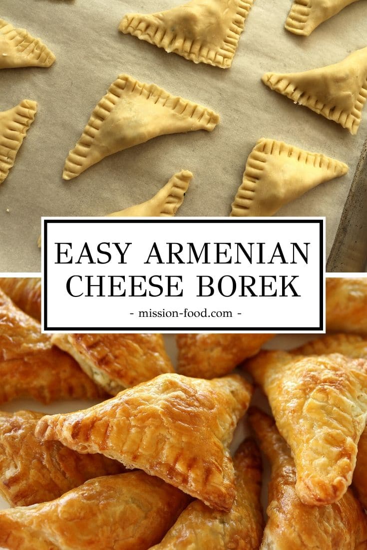 Easy Cheese Borek Recipe (Armenian Cheese Turnovers) - Mission Food ...