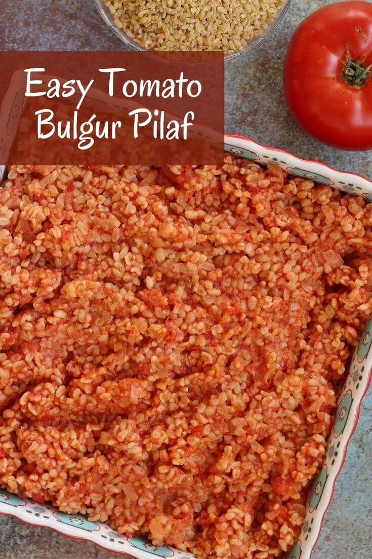 Tomato Bulgur Pilaf - Mission Food Adventure