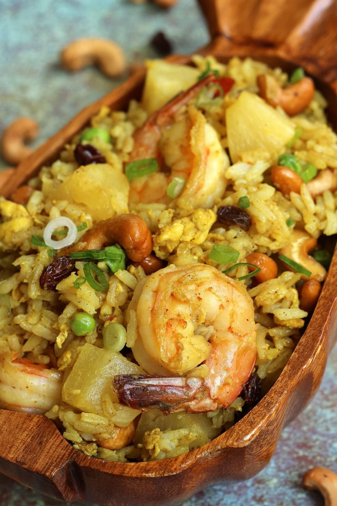 Authentic Thai Pineapple Fried Rice with Shrimp - Mission Food Adventure
