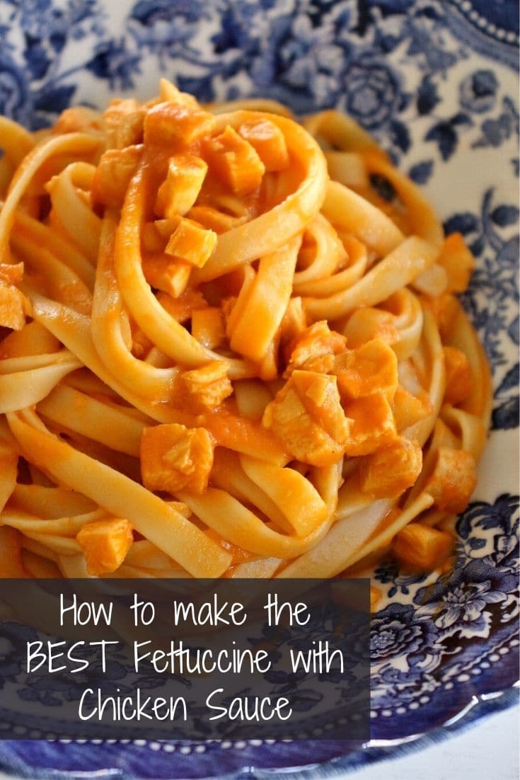 Fettuccine with Venetian Chicken Sauce - Mission Food Adventure