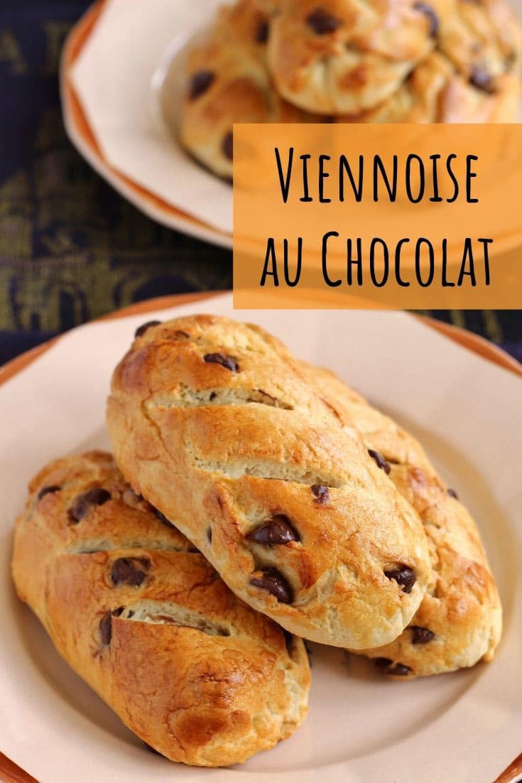 Viennoise au Chocolat (Vienna Bread with Chocolate) - Mission Food ...