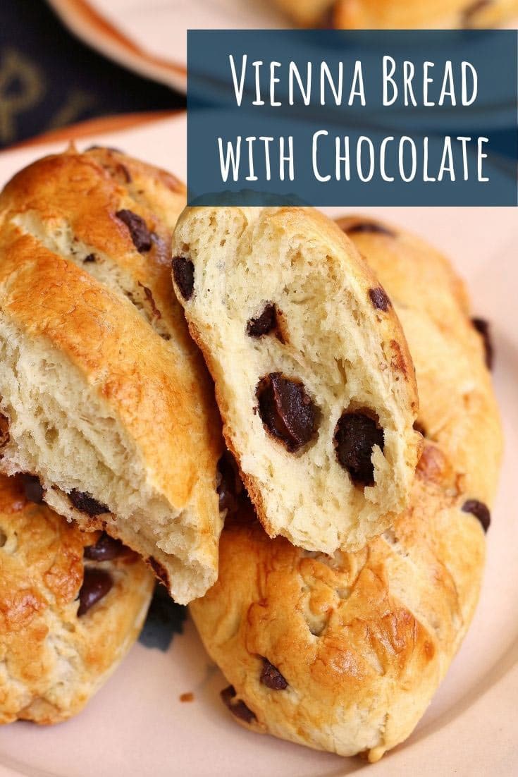 Viennoise au Chocolat (Vienna Bread with Chocolate) - Mission Food ...