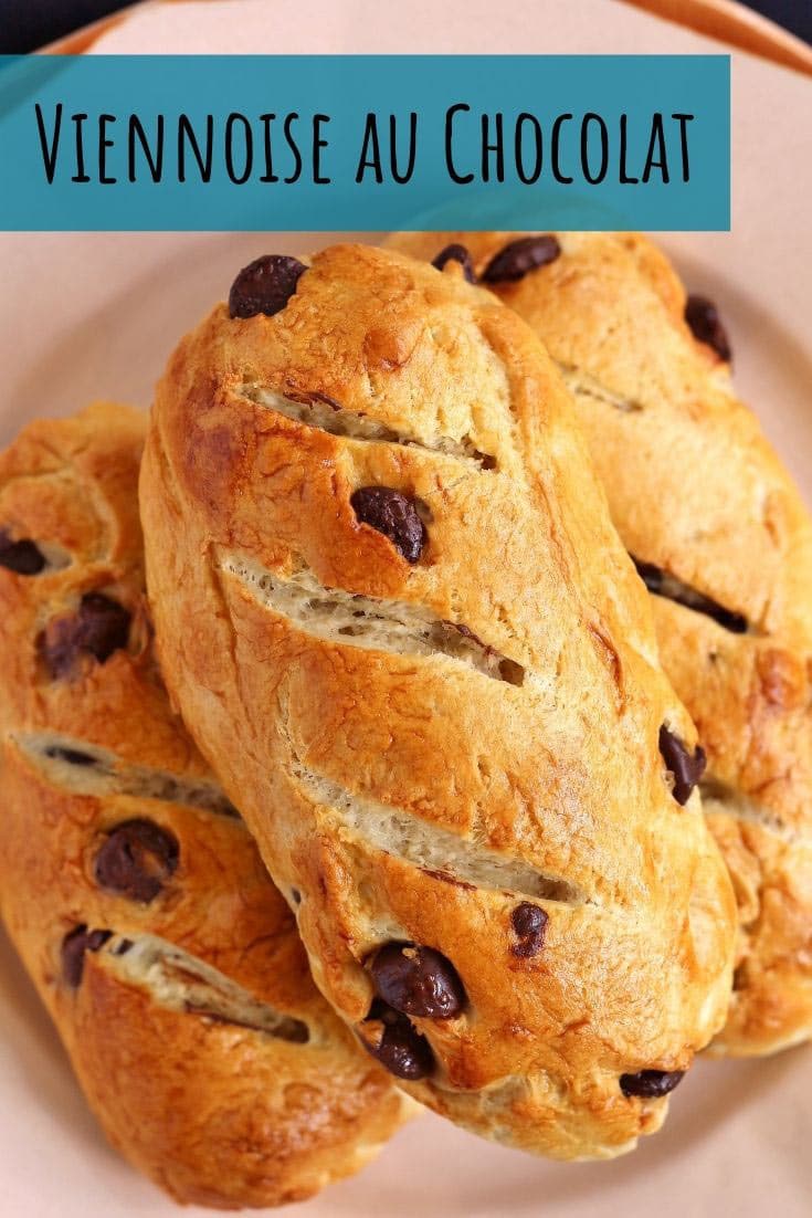 Viennoise au Chocolat (Vienna Bread with Chocolate) - Mission Food ...