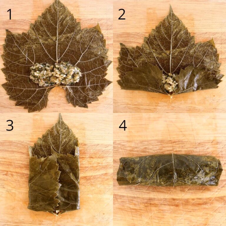 Yalanchi (Vegetarian Stuffed Grape Leaves) - Mission Food Adventure