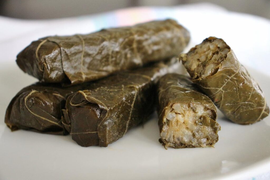 Yalanchi (Vegetarian Stuffed Grape Leaves) - Mission Food Adventure