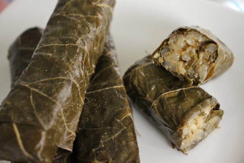 Yalanchi (Vegetarian Stuffed Grape Leaves) - Mission Food Adventure