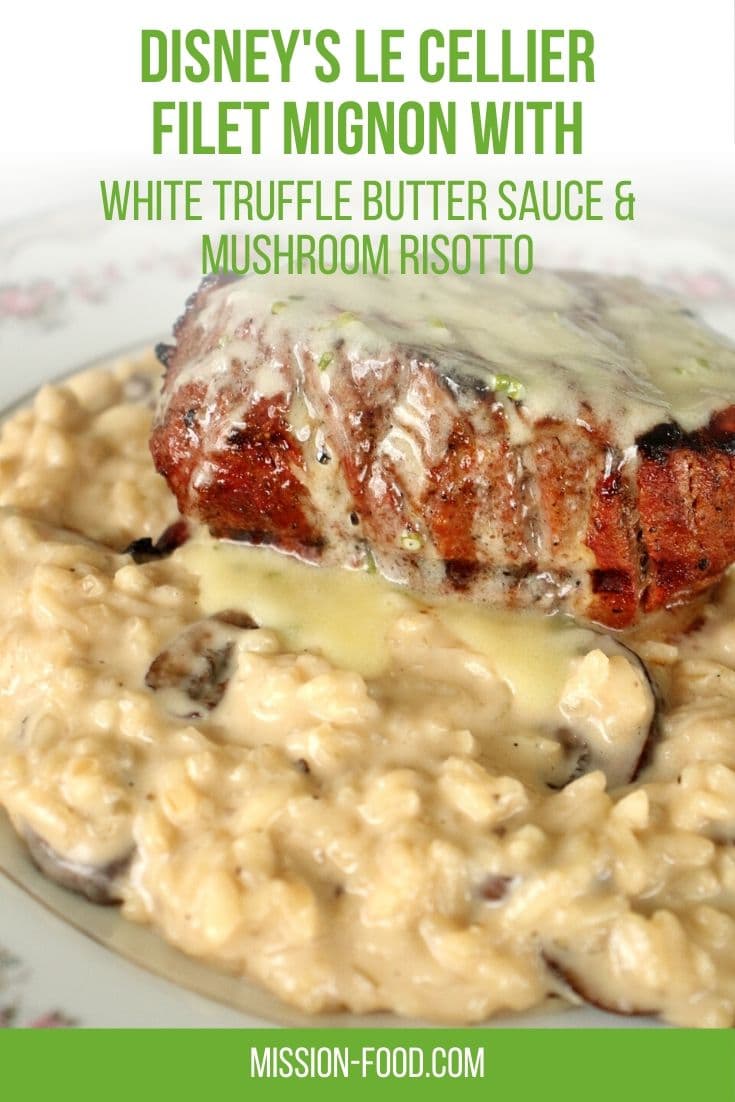 Le Cellier Filet Mignon with White Truffle Butter Sauce - Mission Food ...