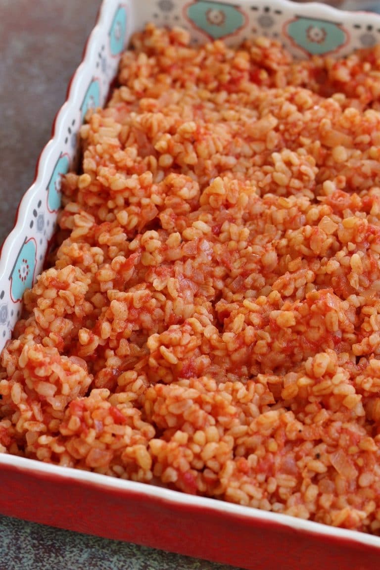 Tomato Bulgur Pilaf - Mission Food Adventure