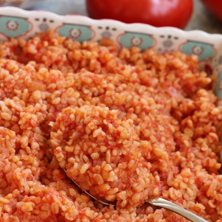 Tomato Bulgur Pilaf - Mission Food Adventure