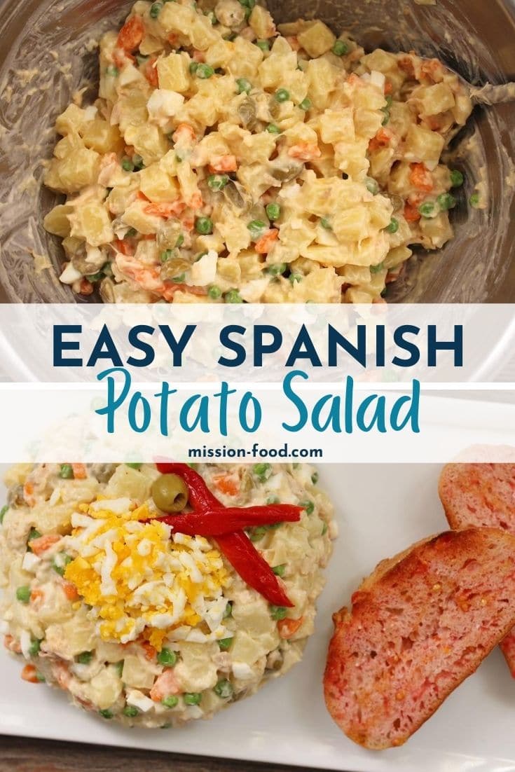 Ensaladilla Rusa (Spanish Potato Salad) - Mission Food Adventure