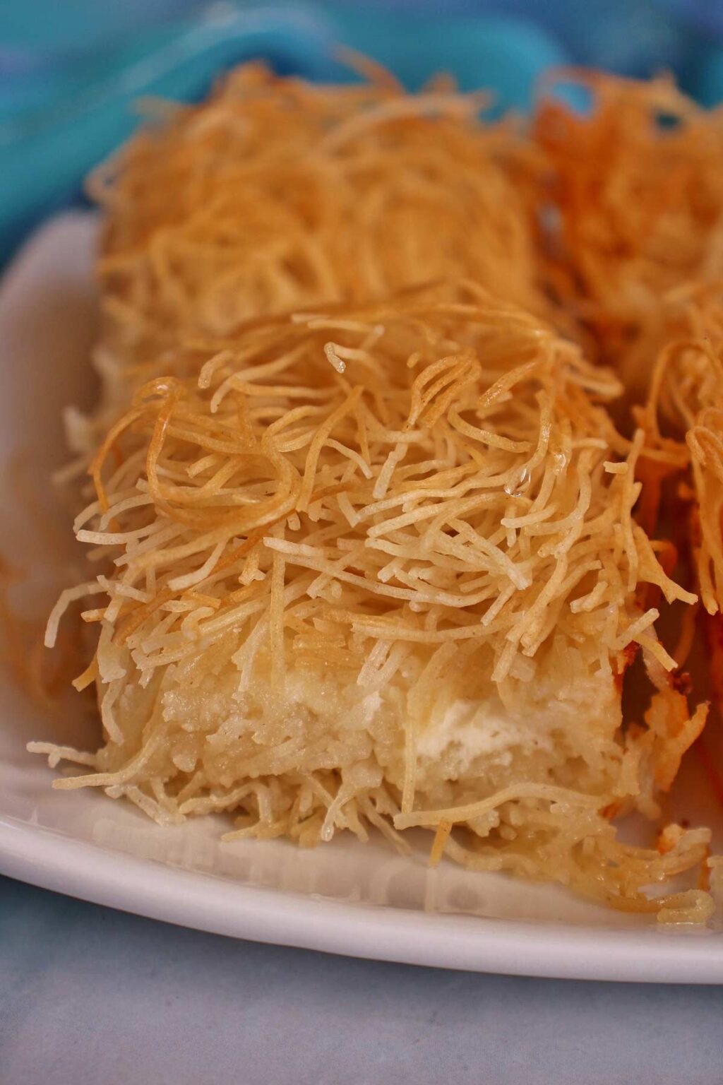Kadaif or Kadayif (Cheese Kunafa Recipe) - Mission Food Adventure
