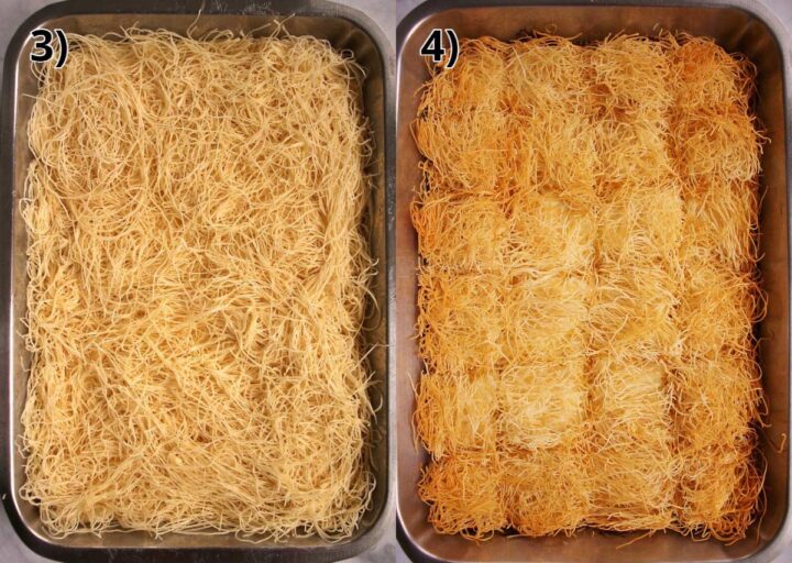 Kadaif or Kadayif (Cheese Kunafa Recipe) - Mission Food Adventure