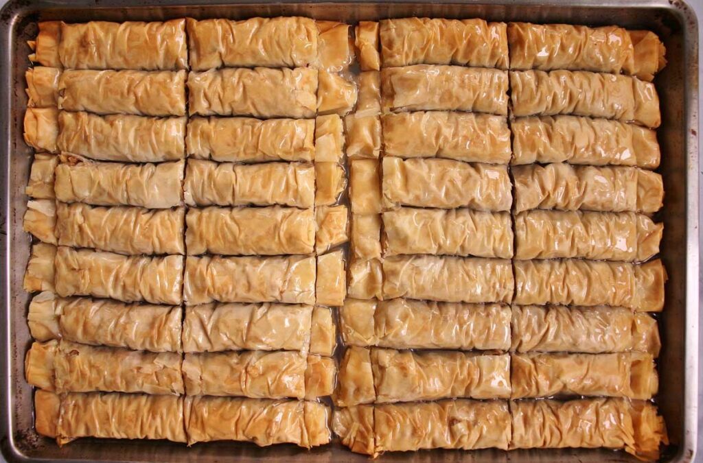 Sari Burma (Burma Baklava/Rolled Baklava) - Mission Food Adventure