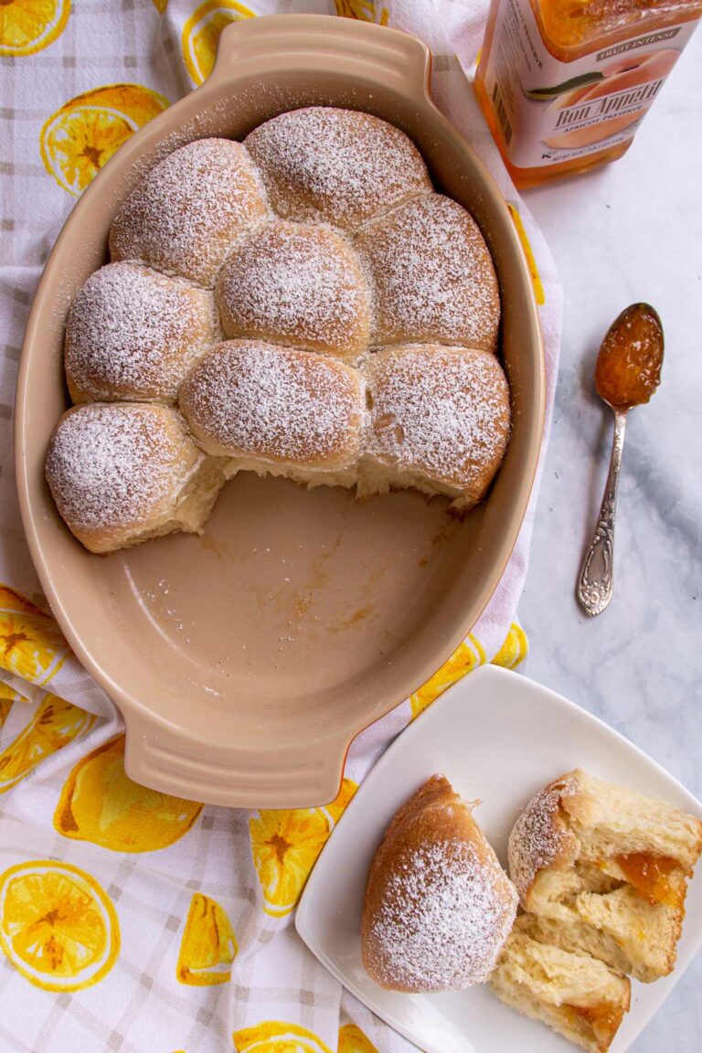 Buchteln (Austrian Stuffed Sweet Rolls) - Mission Food Adventure