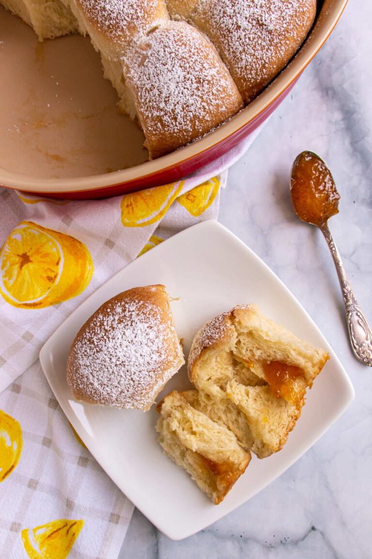 Buchteln (Austrian Stuffed Sweet Rolls) - Mission Food Adventure