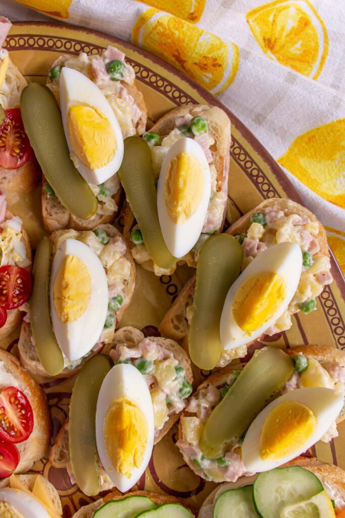 Obložené Chlebíčky (Czech Open Faced Sandwiches) - Mission Food Adventure