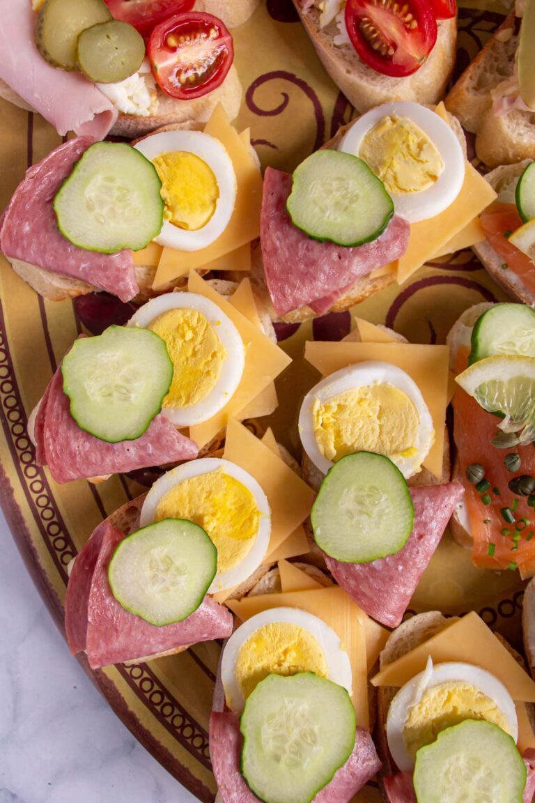 Obložené Chlebíčky (Czech Open Faced Sandwiches) - Mission Food Adventure