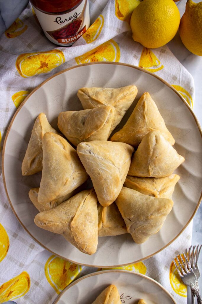 Spinach Fatayer (Lebanese Spinach Pies) - Mission Food Adventure