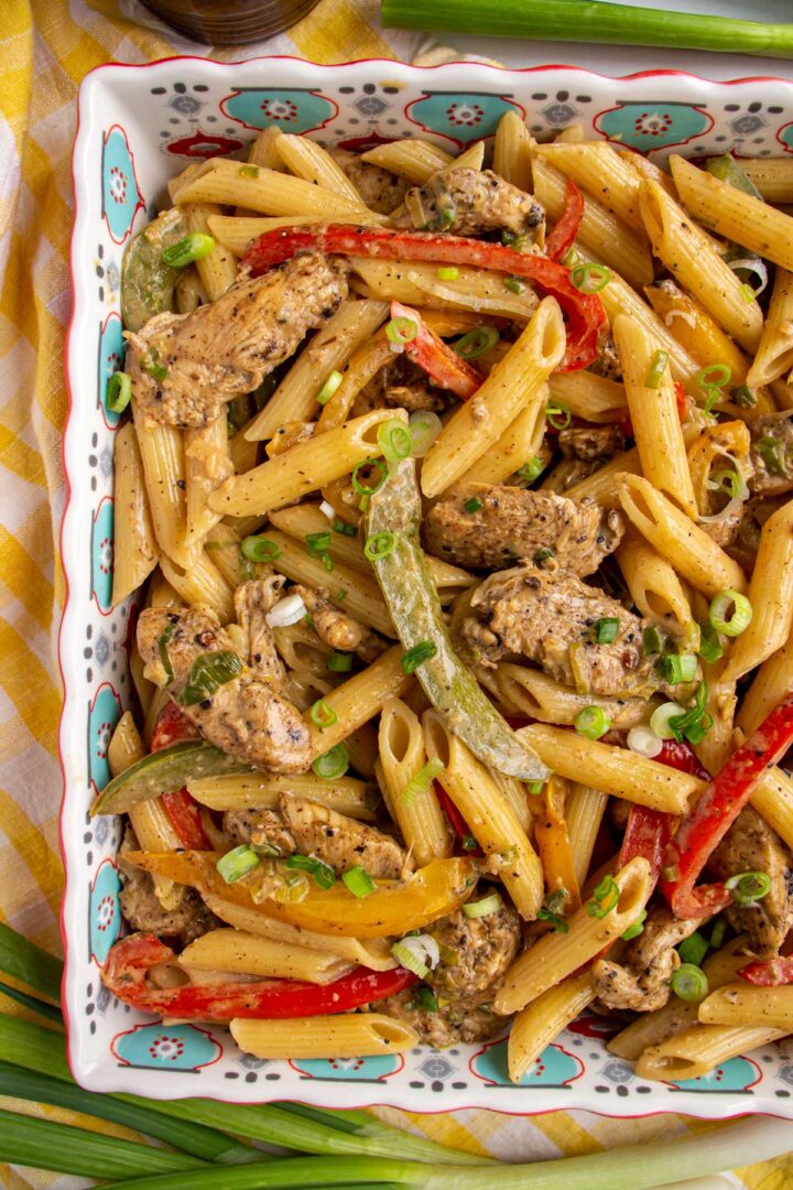 Creamy Rasta Pasta with Jerk Chicken - Mission Food Adventure