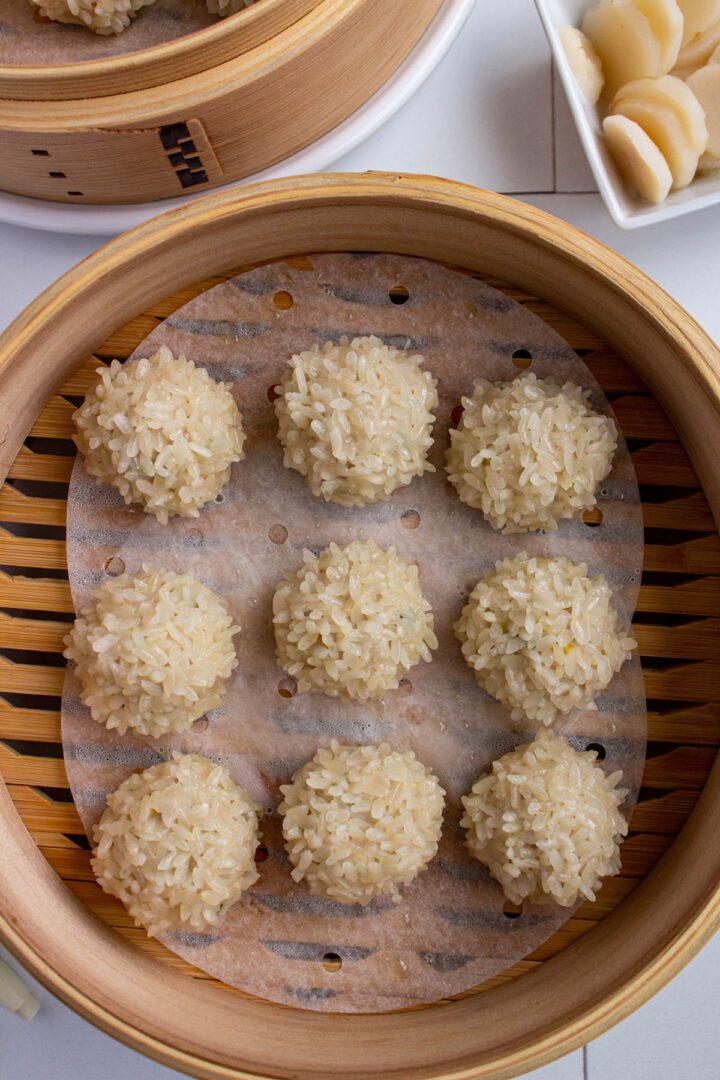 Steamed Pearl Balls (Zhēnzhū Wánzi 珍珠丸子) - Mission Food Adventure