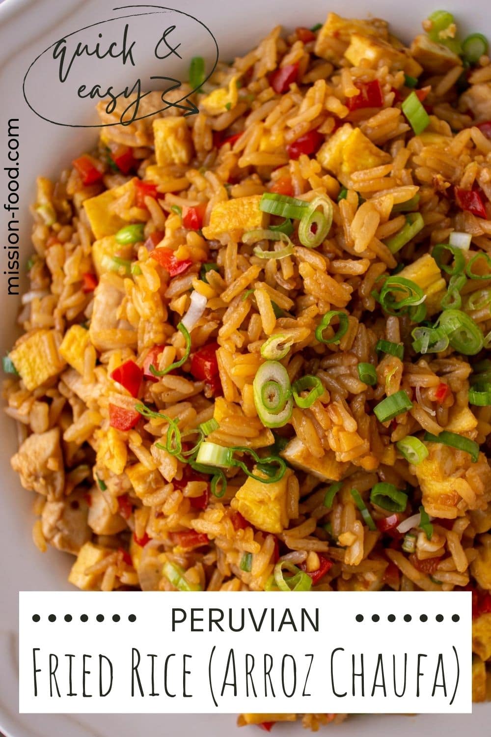 Arroz Chaufa (Peruvian Fried Rice) - Mission Food Adventure