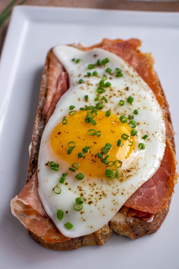 Strammer Max (German Open-Faced Ham Sandwich) - Mission Food Adventure