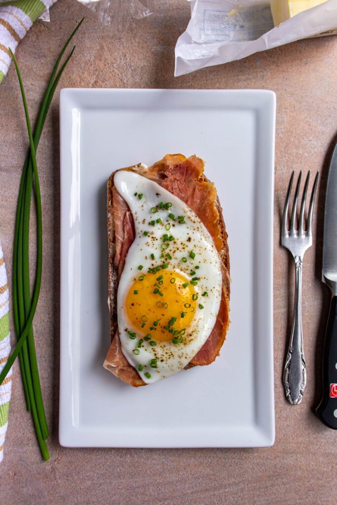 Strammer Max (German Open-Faced Ham Sandwich) - Mission Food Adventure