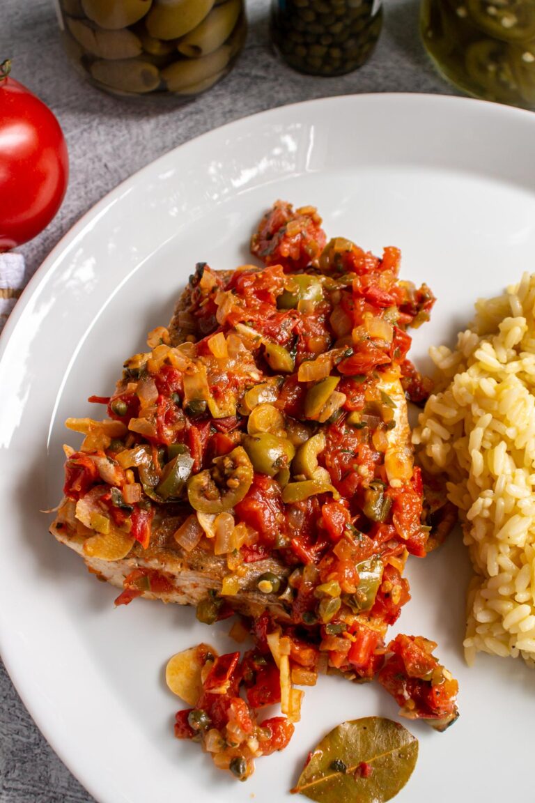 Pescado a la Veracruzana (Veracruz Style Fish) - Mission Food Adventure