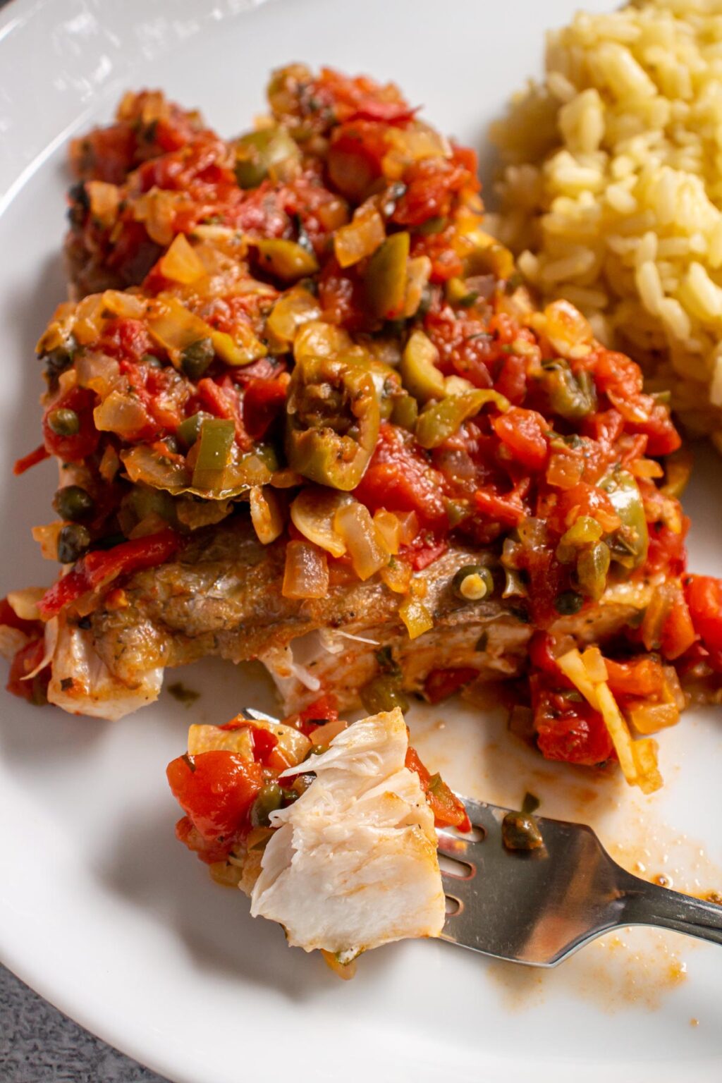 Pescado a la Veracruzana (Veracruz Style Fish) - Mission Food Adventure