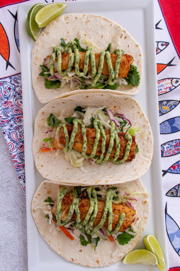 Grilled Fish Tacos (Disney-Inspired) - Mission Food Adventure