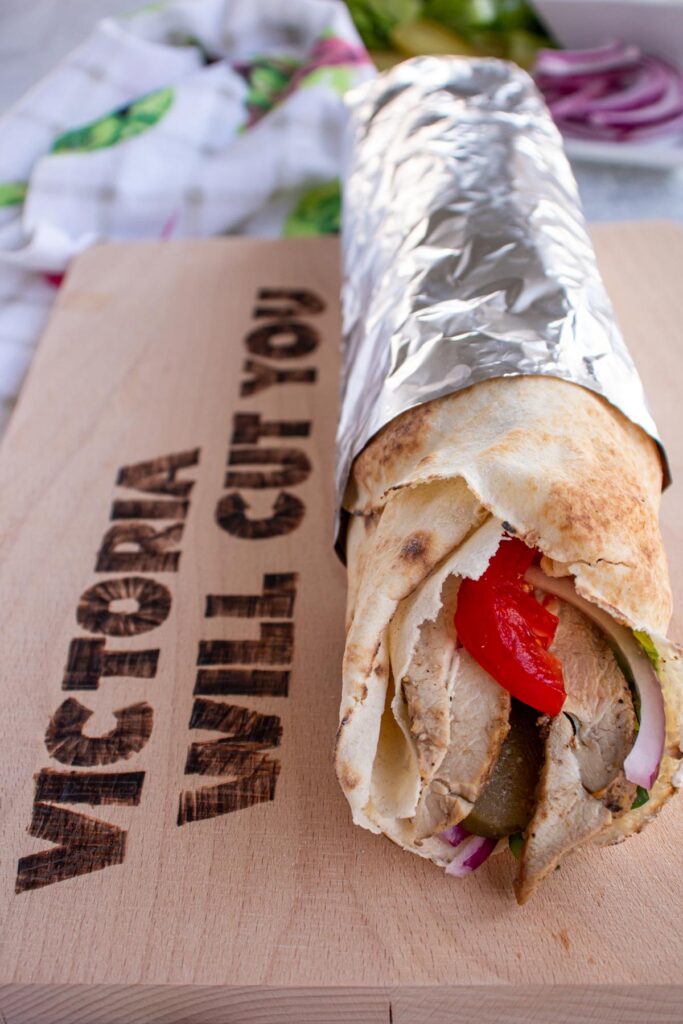 Chicken Shawarma Wrap - Mission Food Adventure